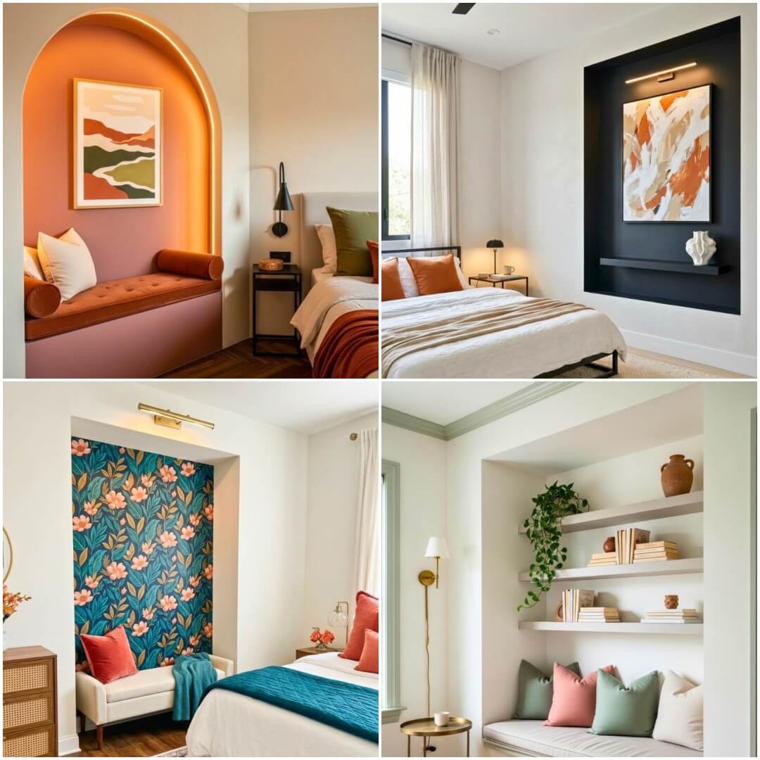 29 Bedroom Alcove Ideas To Transform Wasted Wall Space Into Style
